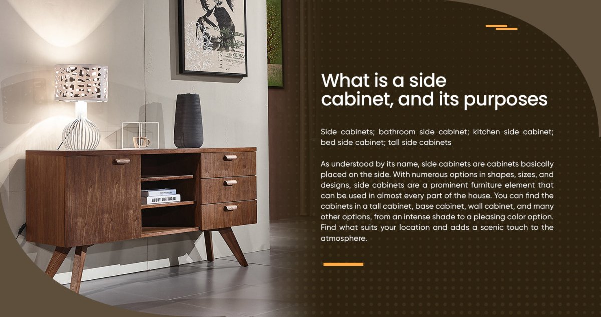 What is a side cabinet, and its purposes? – BUILDMYPLACE