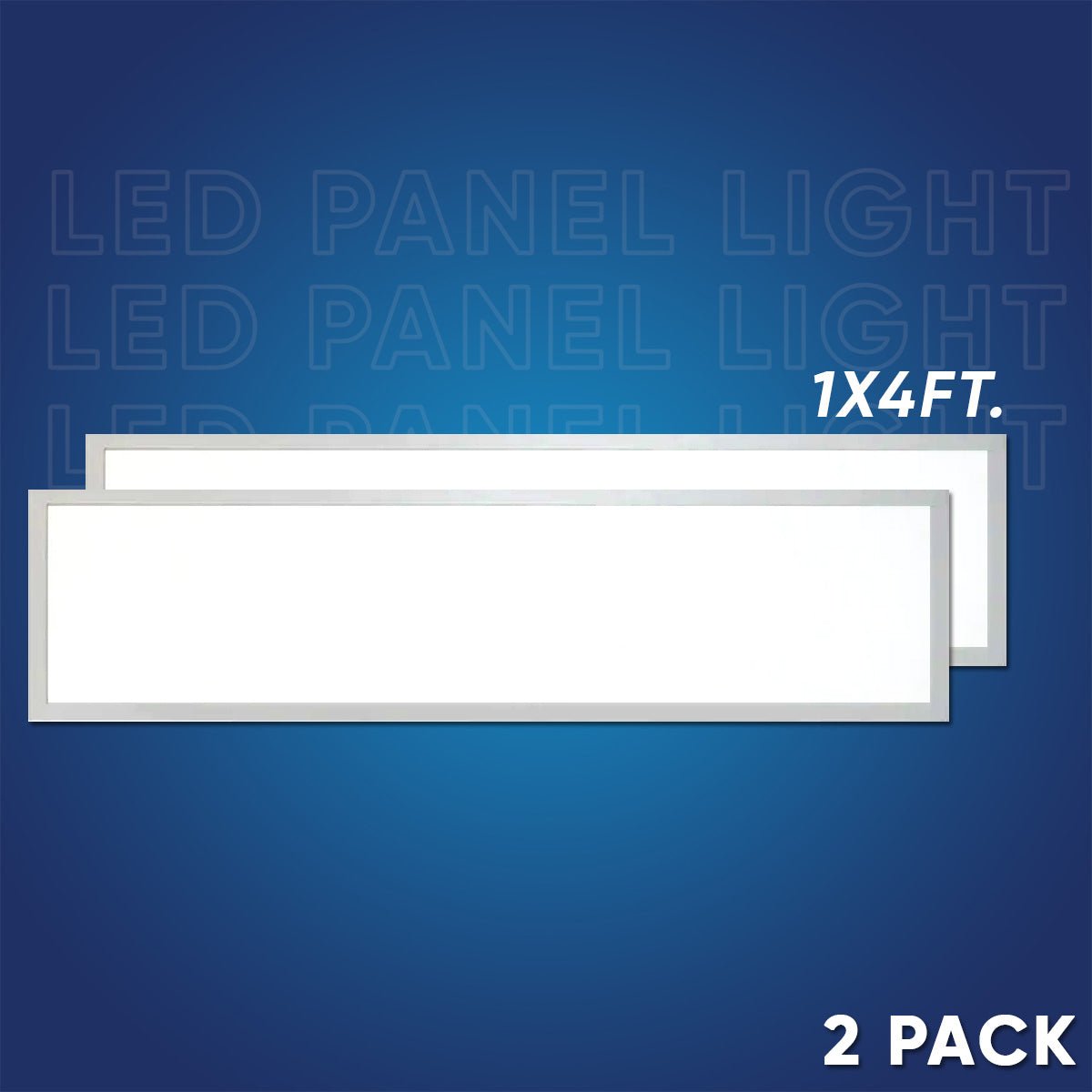 1 ft. x 4 ft. LED Flat Panel Light 20W/30W/40W Wattage Adjustable ...