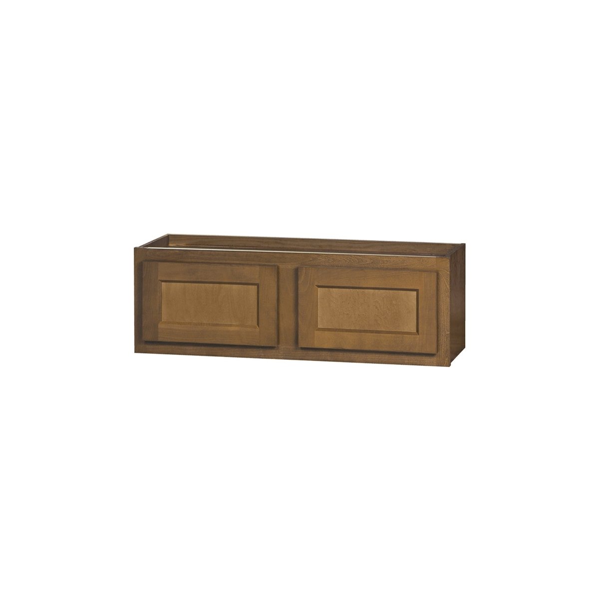 12 inch Wall Cabinets - Warmwood Shaker - 36 Inch W x 12 Inch H x 12 ...