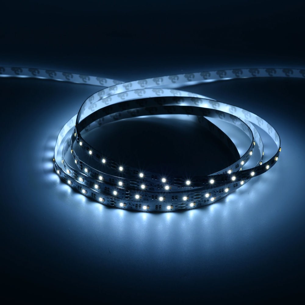 12V White LED Tape Light - Dimmable - IP20 - Dynamic Tunable Strip ...