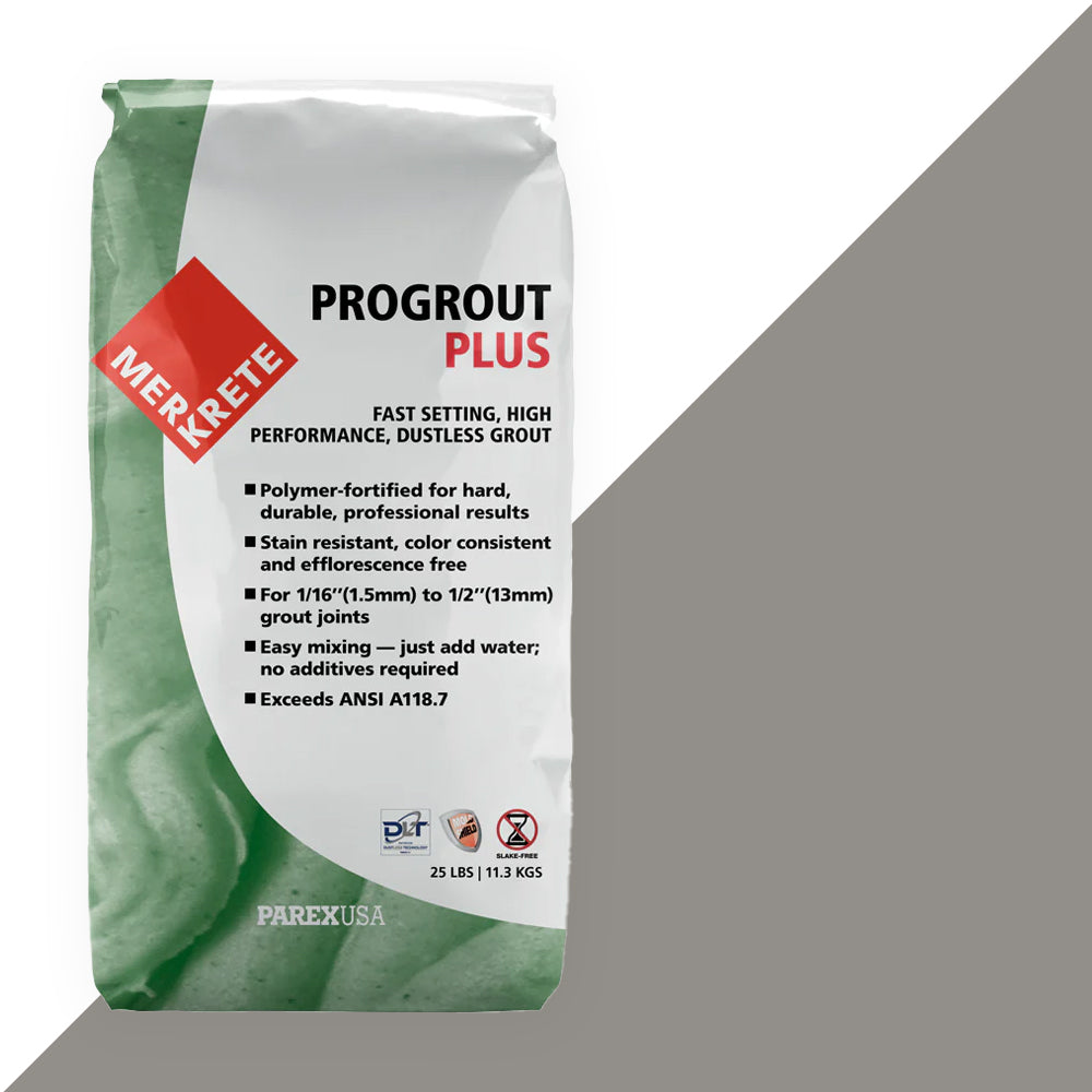 Merkrete ProGrout Plus River Rock Sanded Grout 25 lb. - BUILDMYPLACE