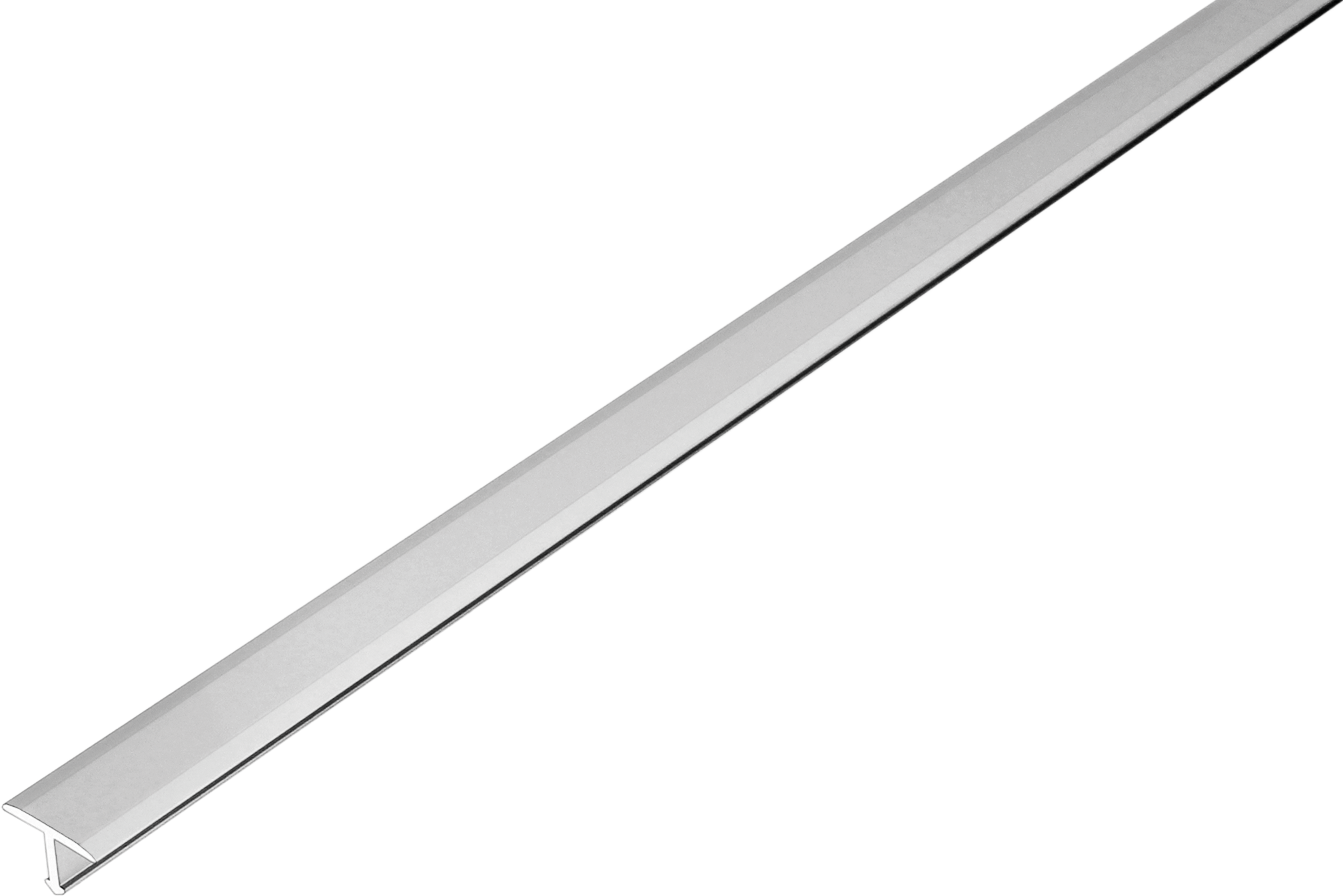 T Floor Transition Profile - Tile trim - 9/16 in - Aluminum Silver Ano