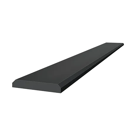 4 x 36 in Marmiline Midnight Polished Engineered Stone Threshold (5.06 ...