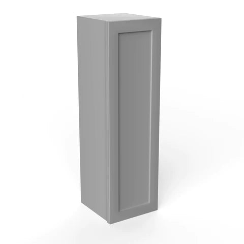 42 inch Wall Cabinet - 12W x 42H x 12D - Grey Shaker Cabinet - RTA ...