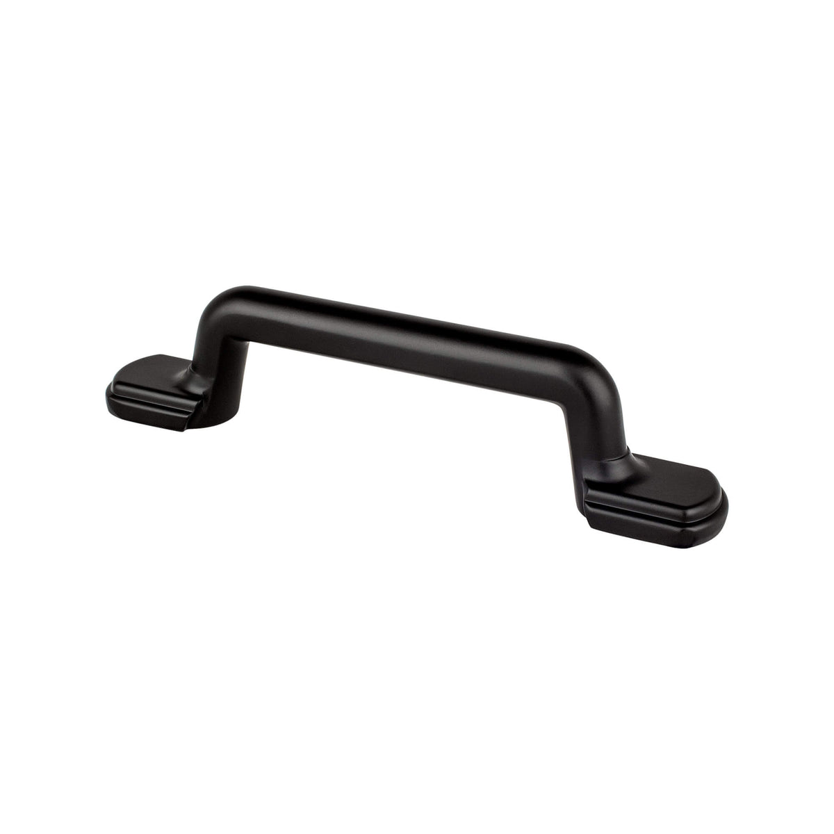 Traditional Advantage Two 3 inch CC Matte Black Rounded End Pull ...