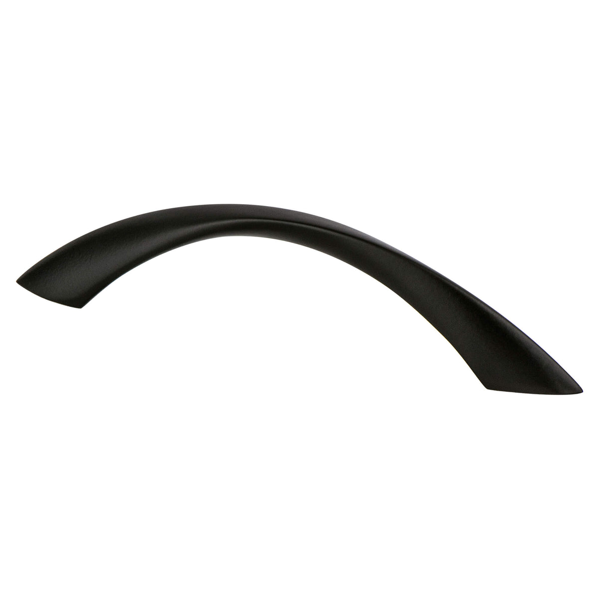 Contemporary Advantage Five 96mm CC Matte Black Twisted Arch Pull ...