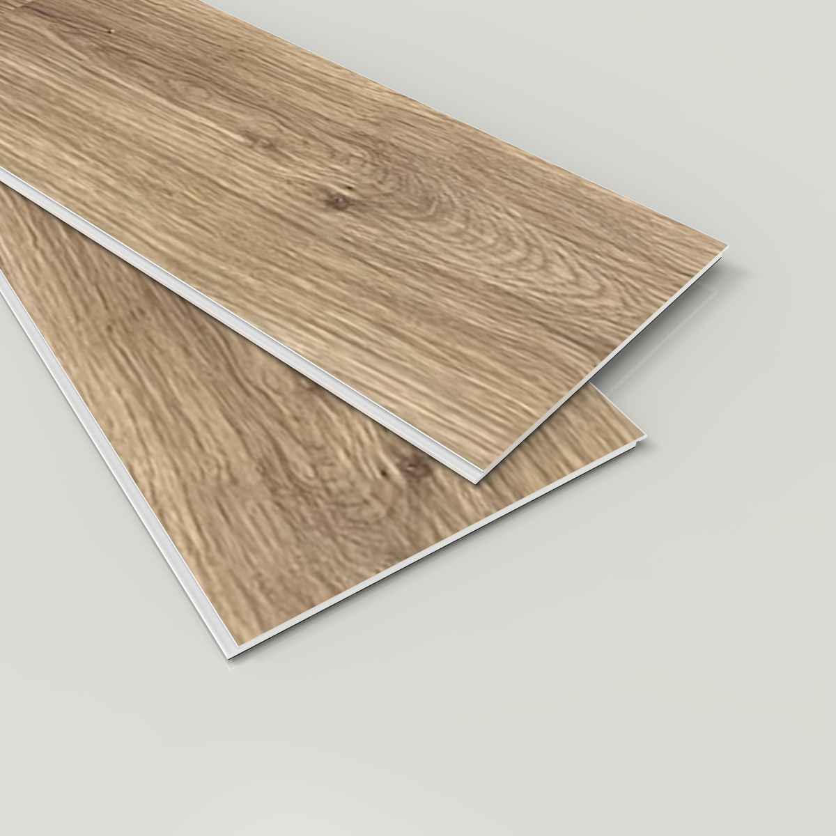 SPC Rigid Core Plank Chestnut Flooring, 7" x 48" x 6mm, 22 mil Wear ...