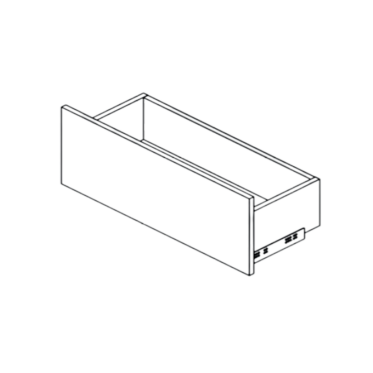 Natural Oak Closets - 24" front height drawer (12" D) - 24" Width x 13 ...