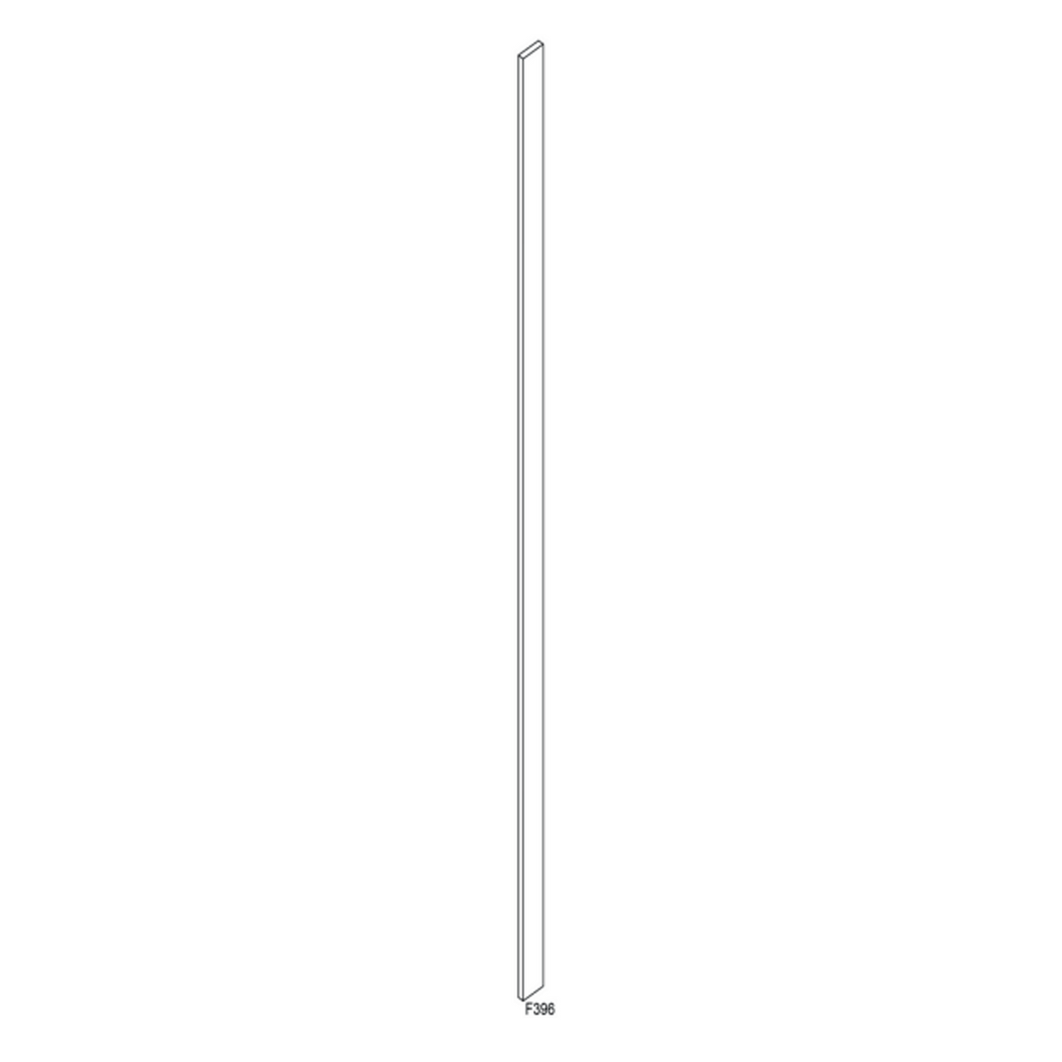Premium White Closets - Filler 3" - 03" Width x 96" Height x 0.75" Dep ...