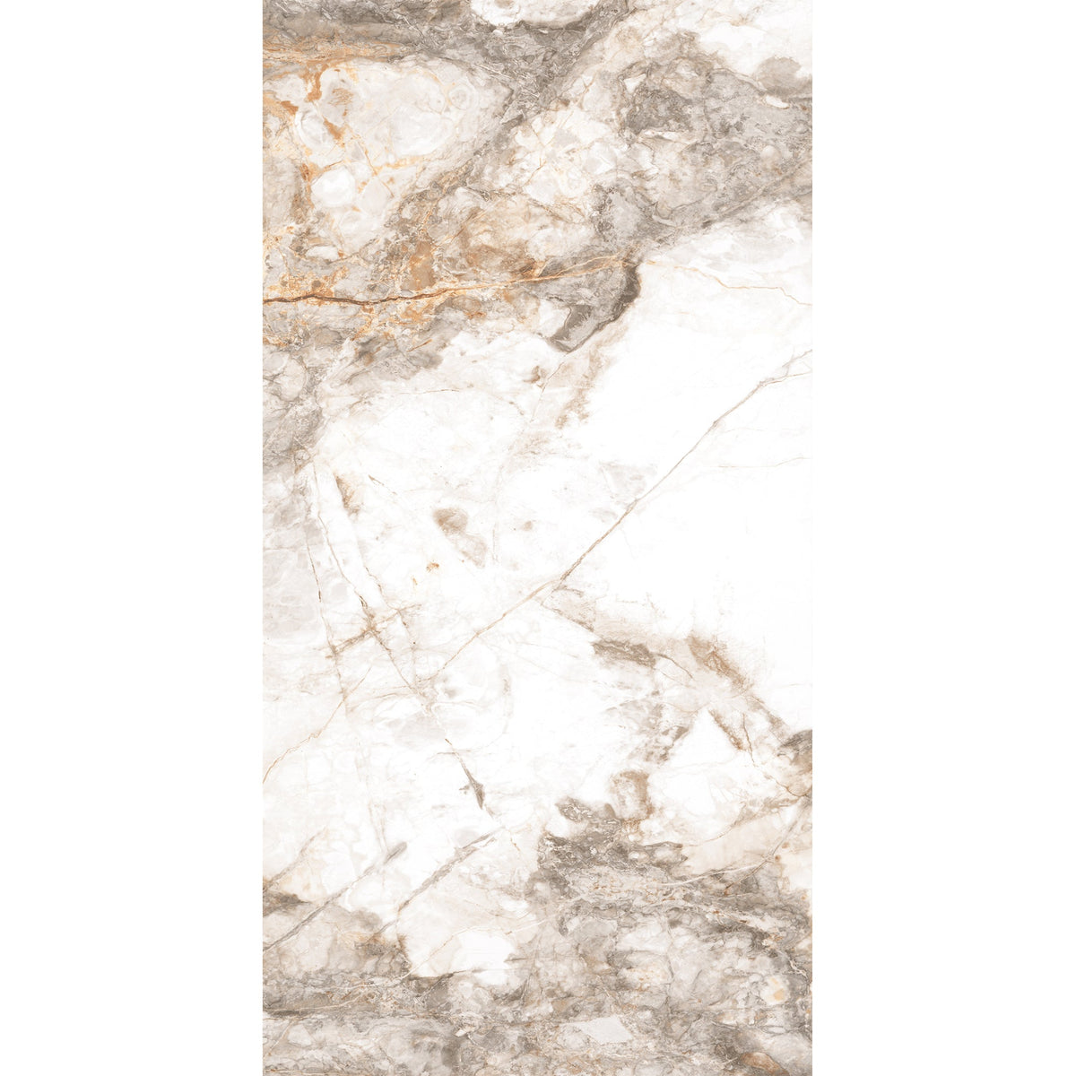INVINCIBLE MARBLE GOLD 24 in. x 48 in. x 8.5 mm P Marble Look Tile ...