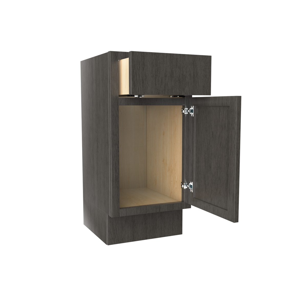 RTA Luxor Smoky Grey - 12"W x 26"H x 15"D | Showroom Displays Mini Base ...