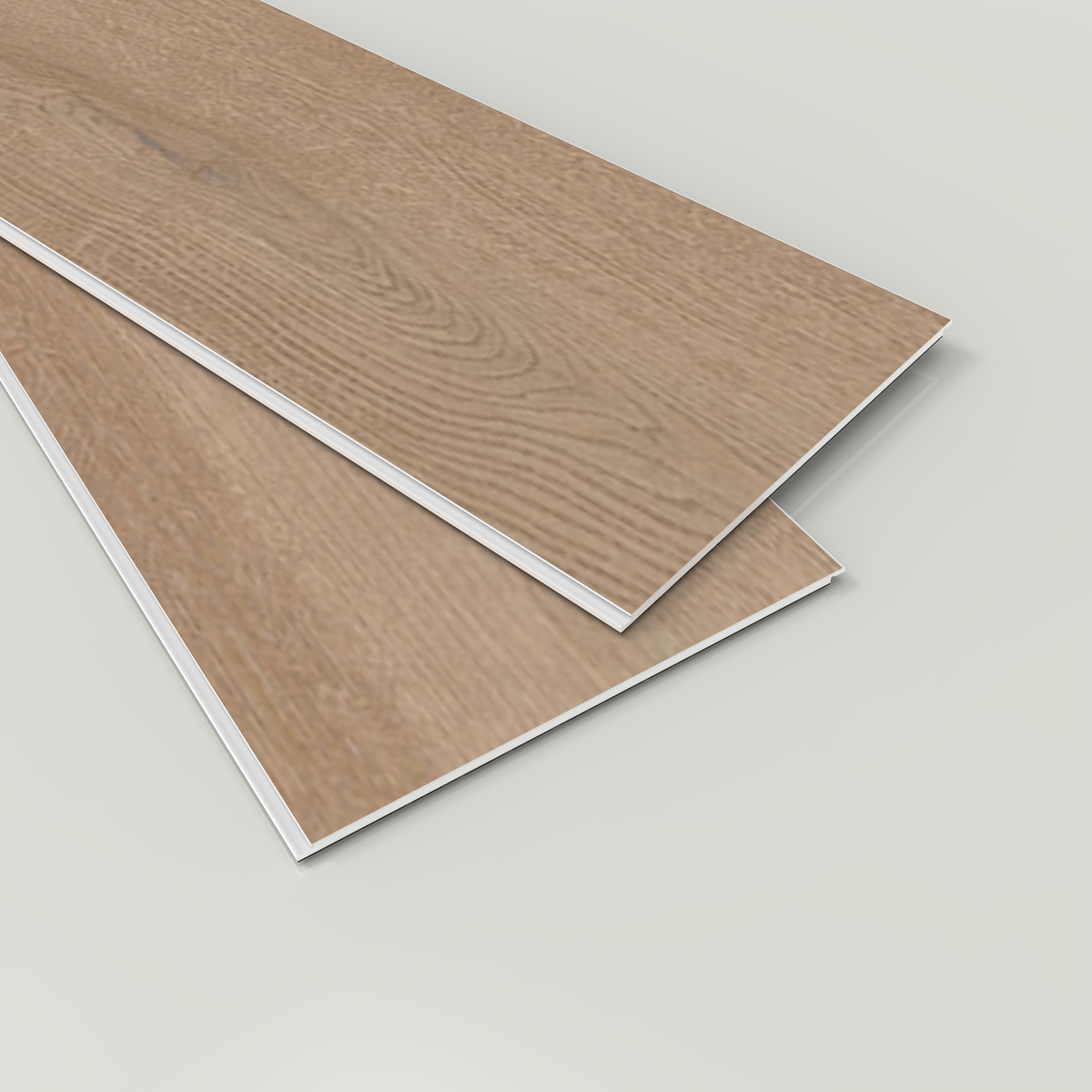 SPC Luxury Vinyl Flooring, Click Lock Floating, Tanin Honney, 9" x 72 ...