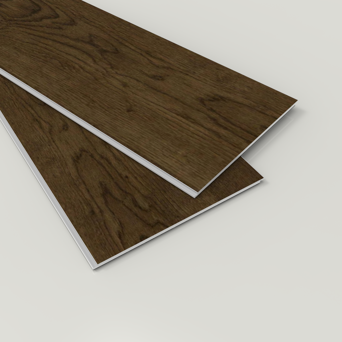 Permshield Provincial SPC -6.5mm x 7'' x 48'' / 1.5mm IXPE pad attached ...