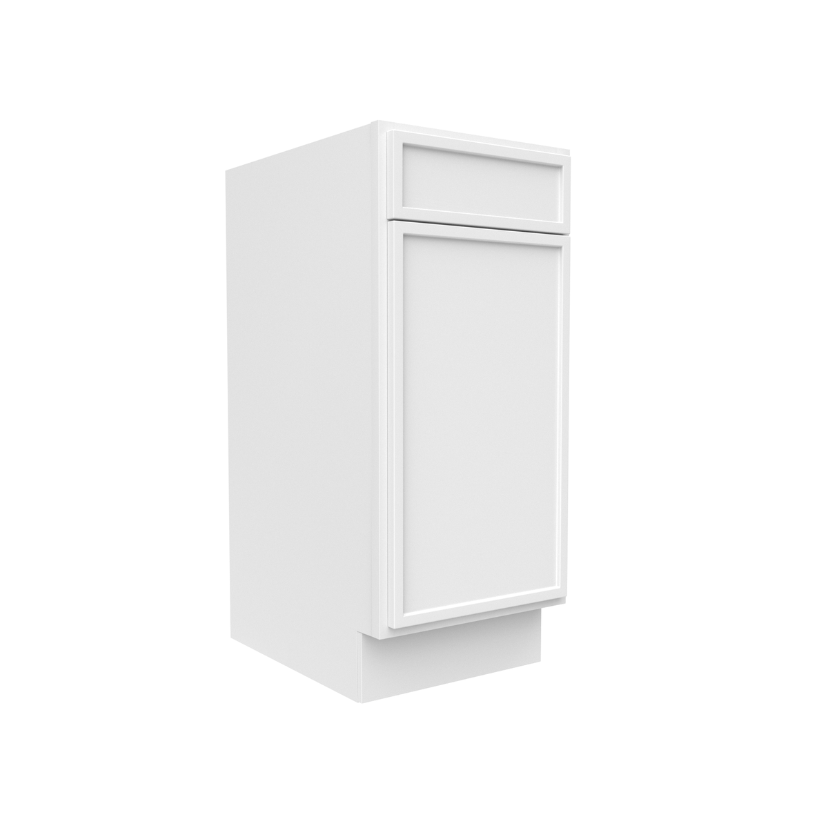 RTA - Slim Shaker Oatmeal - Vanity Base Cabinets - 15"W x 34.5"H x 21"D ...