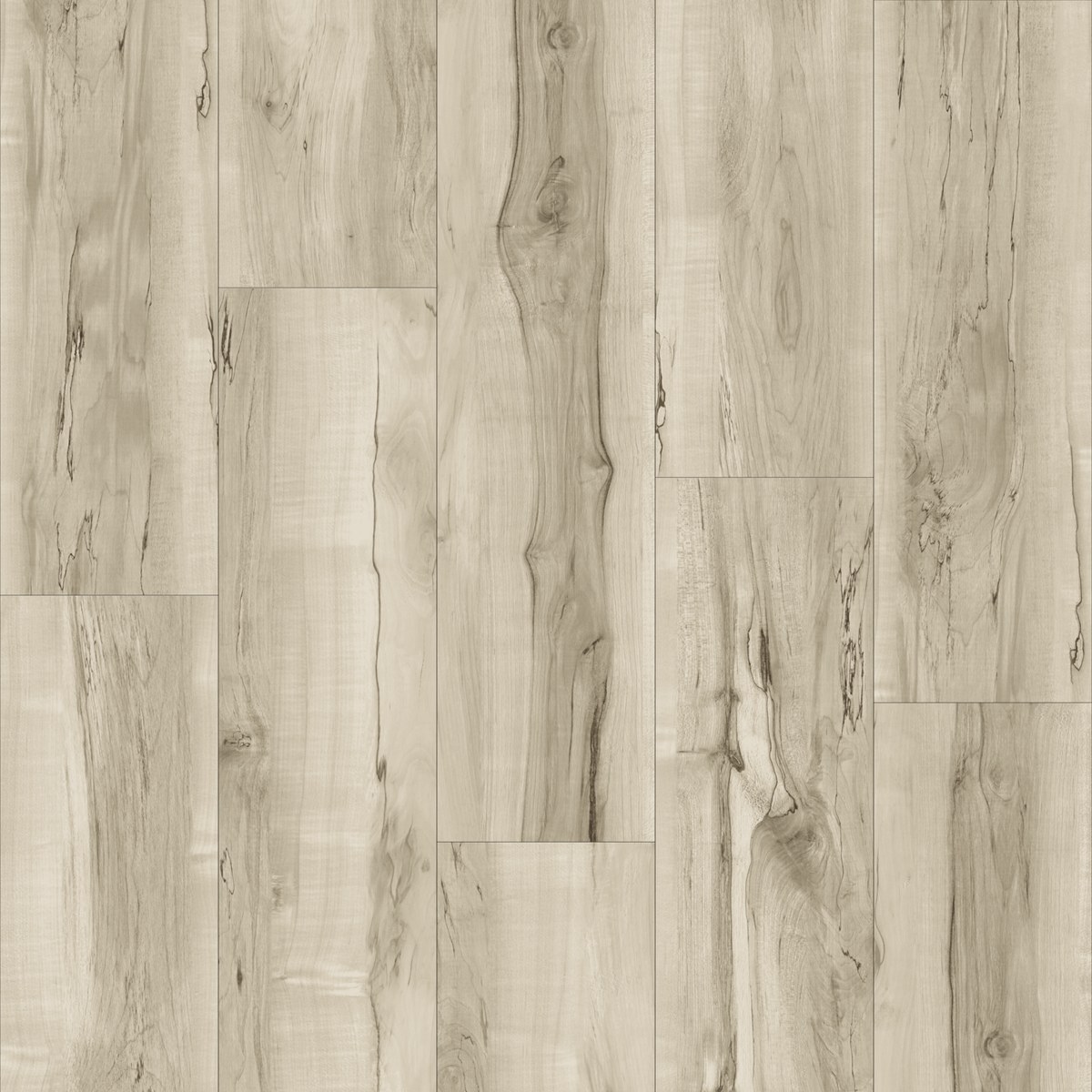 Luxury Vinyl Plank - Vermont Maple With Square Edge - 5.5mm, 20 Mil ...