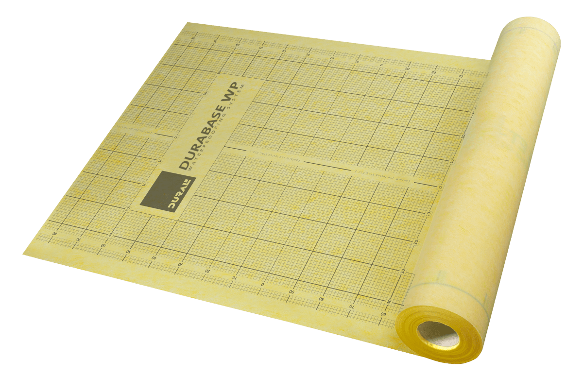 DURABASE WP Sealing Mat - PP/PE - yellow - 3'3 in. x 32'9 in. Secure ...