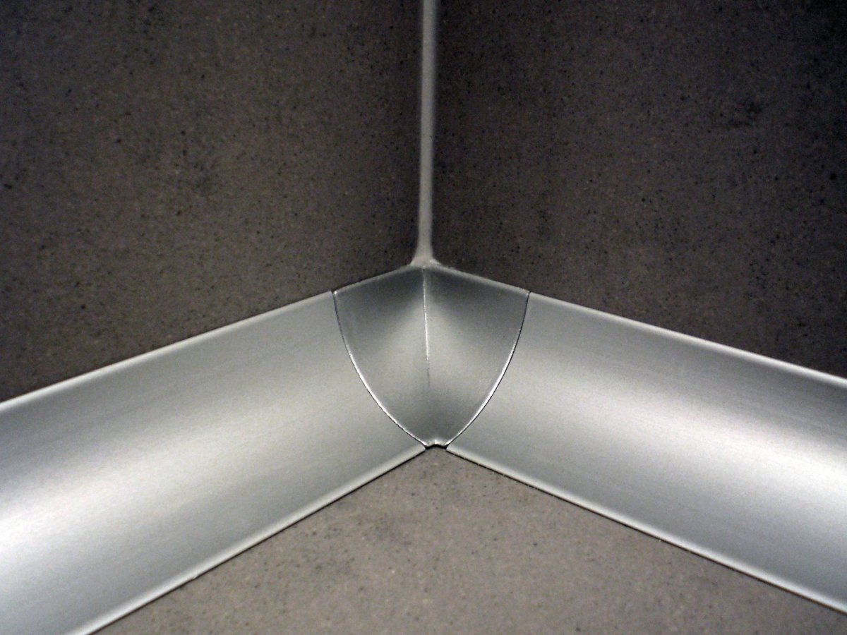 DURACOVE HK Concave Trim Internal corner (2 connections) Aluminum ...