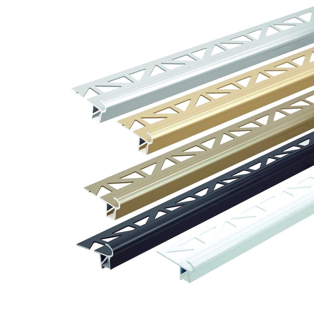 Dural Florentostep 7/16 in. Satin Anodized Aluminum Metal Stair Nosing ...