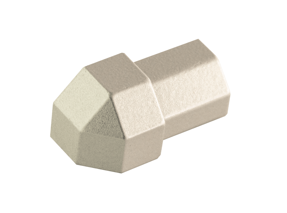 Duraplus Diamond External corner - Sand Aluminum Tile Corner Trim 2 ...