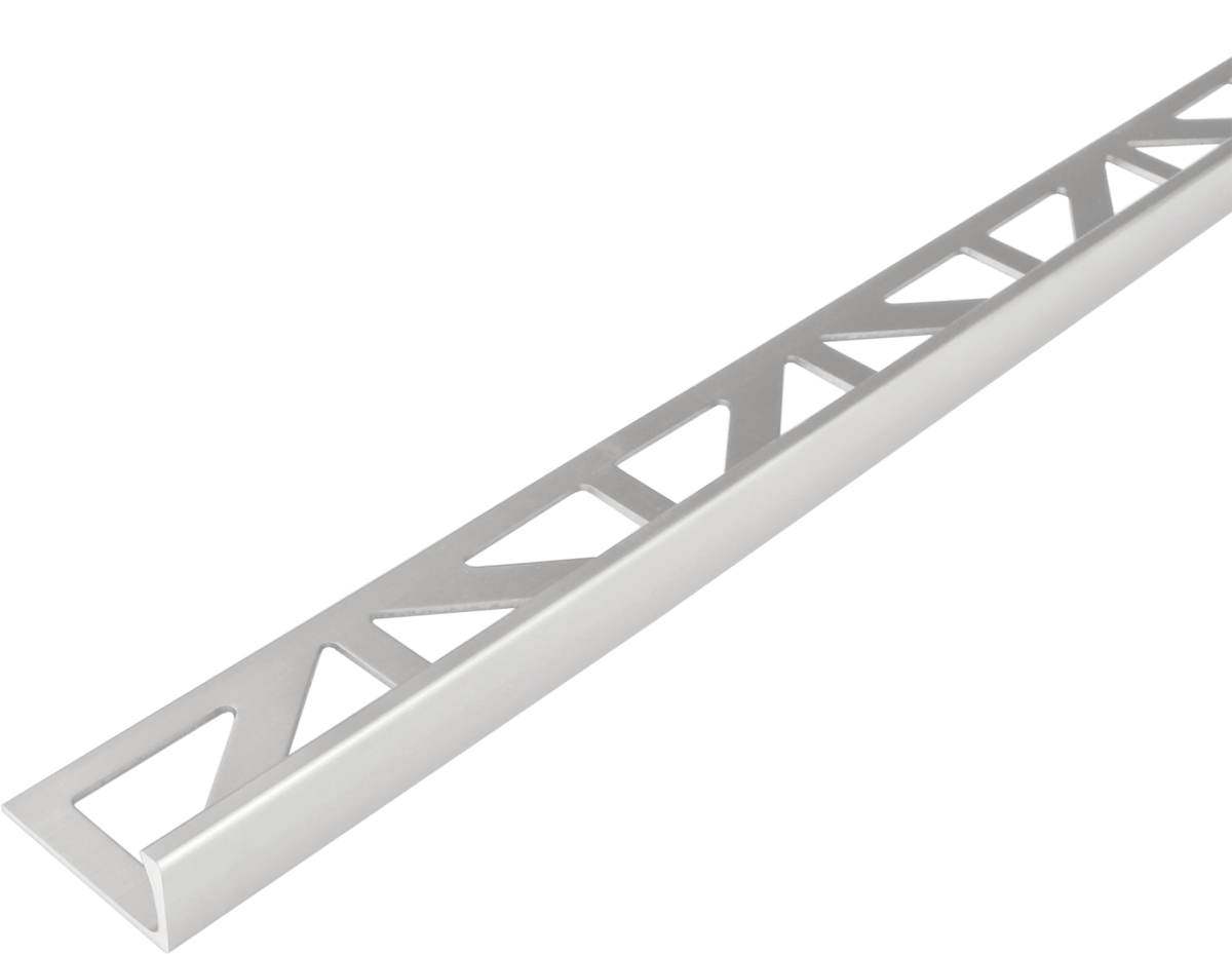 Durosol L Shaped Edge Trim - 1/2 - Aluminium Natural - Tile Edge Trim ...