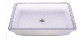 Hatch Sink - White 21 x 15 Rectangle Undermount Sink | BUILDMYPLACE