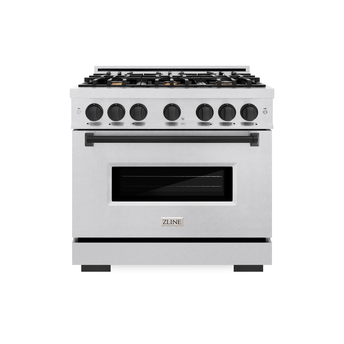 ZLINE Autograph Edition 36 in. 5.2 cu. ft. Classic Dual Fuel Range wit ...