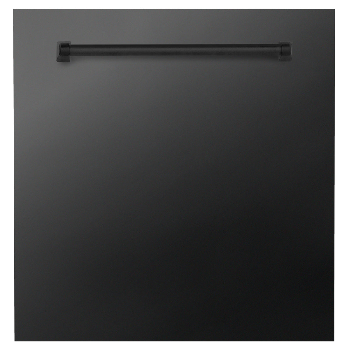 ZLINE 24" Monument Dishwasher Panel in Black Stainless Steel with Trad ...
