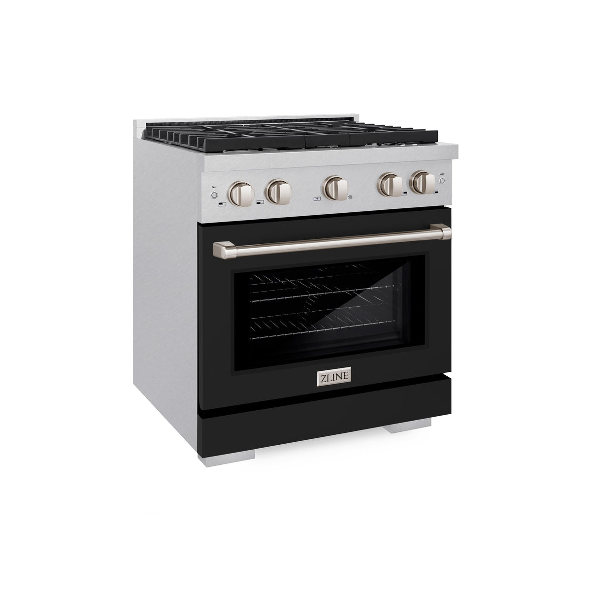 ZLINE 30 in. 4.2 cu. ft. Paramount Gas Range with 4 Burner Cooktop and ...