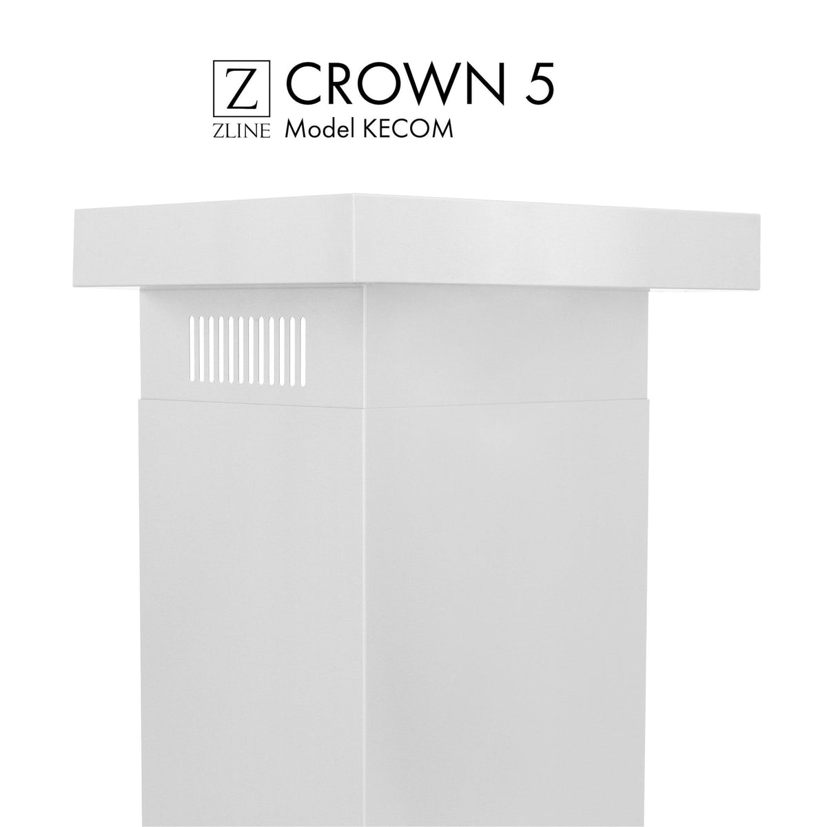 ZLINE Crown Molding Profile 5 for Wall Mount Range Hood (CM5-KECOM ...