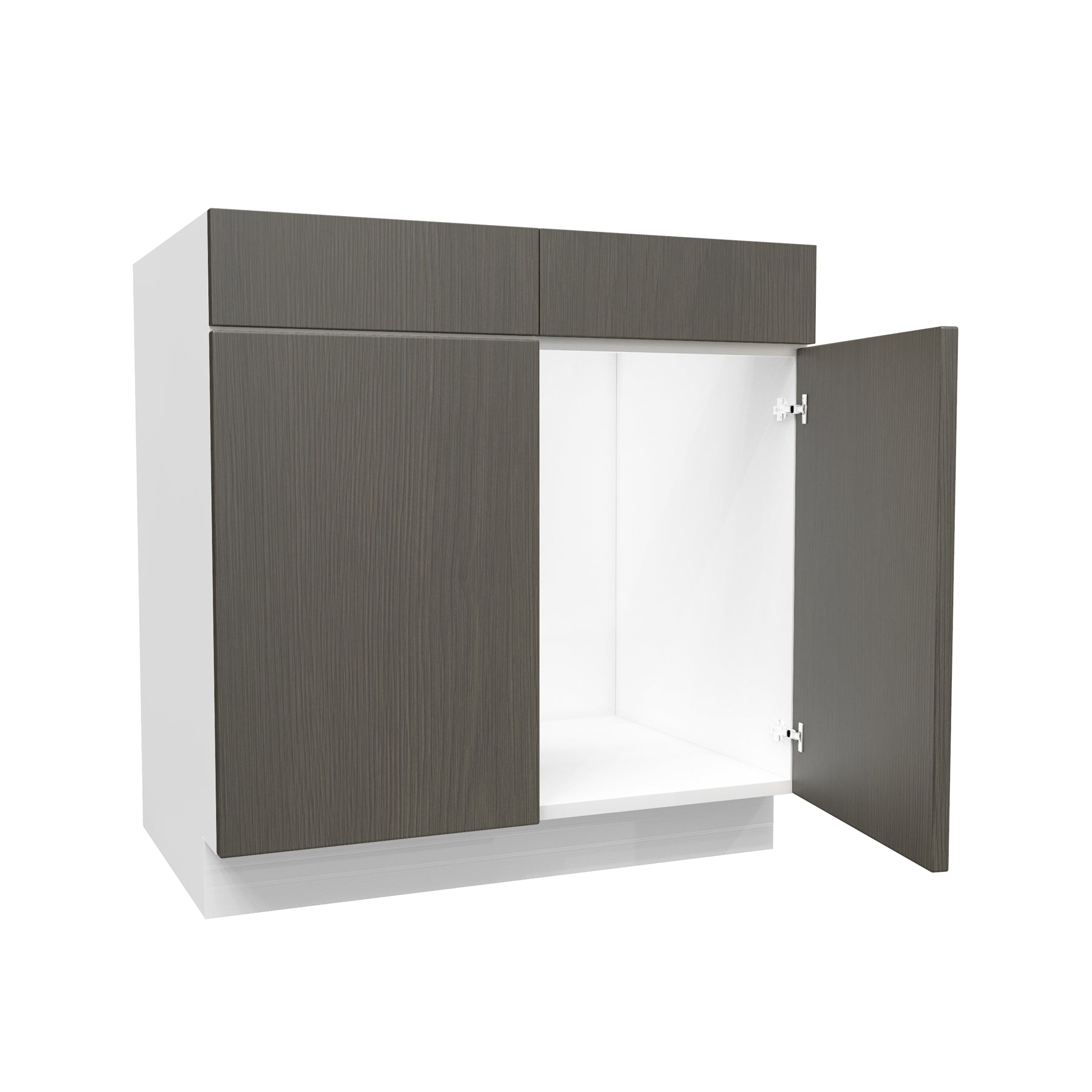 Matrix Greystone - Sink Base Cabinet | 33"W x 34.5"H x 24"D - BUILDMYPLACE