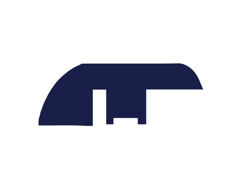 Permshield Silver Grey Reducer - 94" x 1 3/4" - BUILDMYPLACE