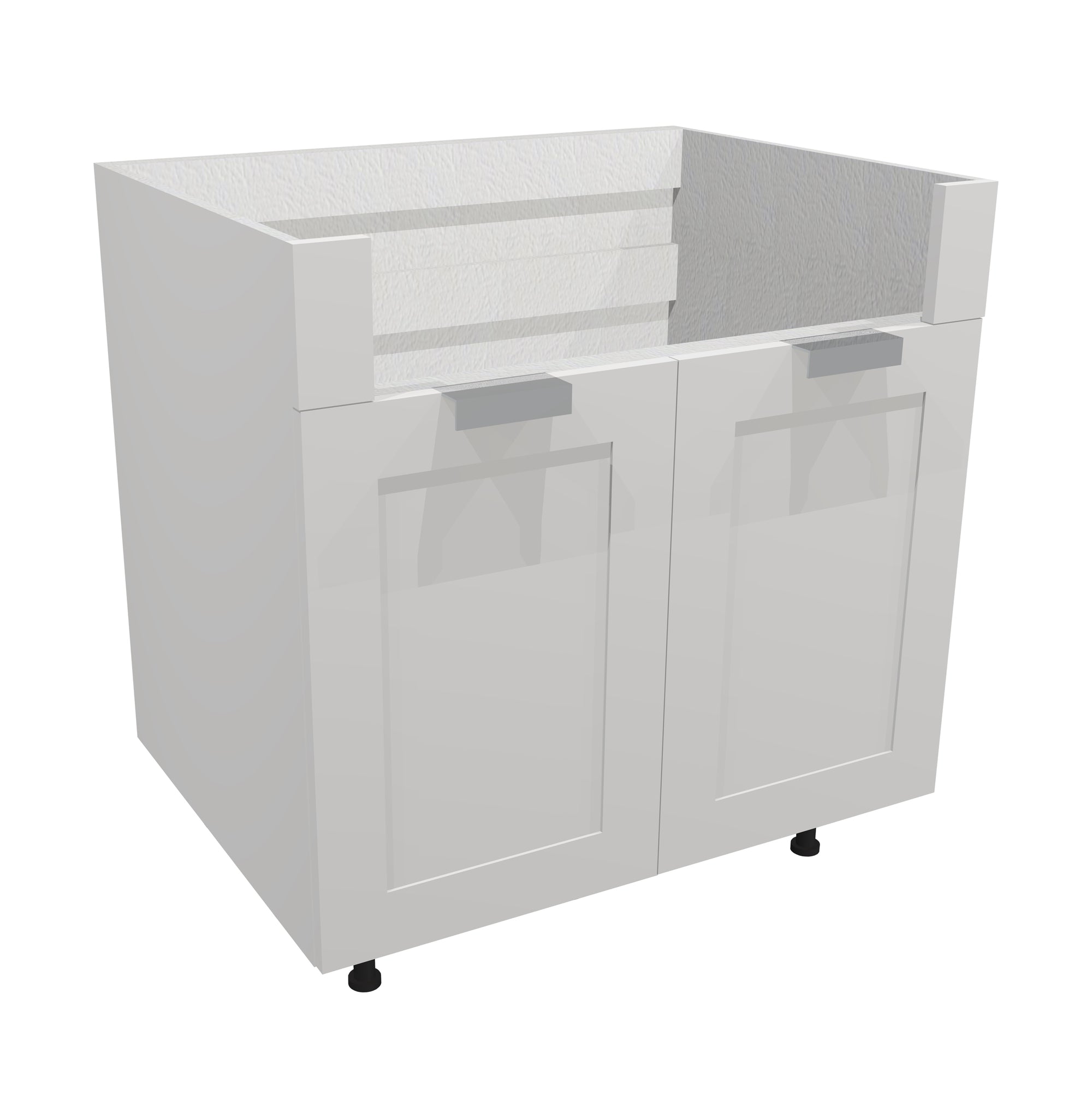 RTA - Base Cabinet - Delight White Shaker Kitchen Cabinet